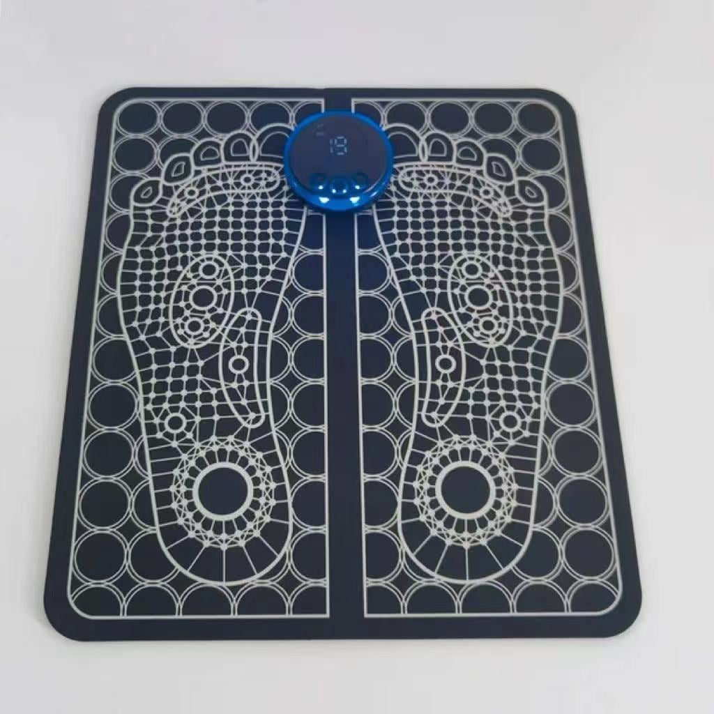 EMS Foot Massager Mat–Electric Pulse, Stimulator Pad–Foldable, 6 Modes ...