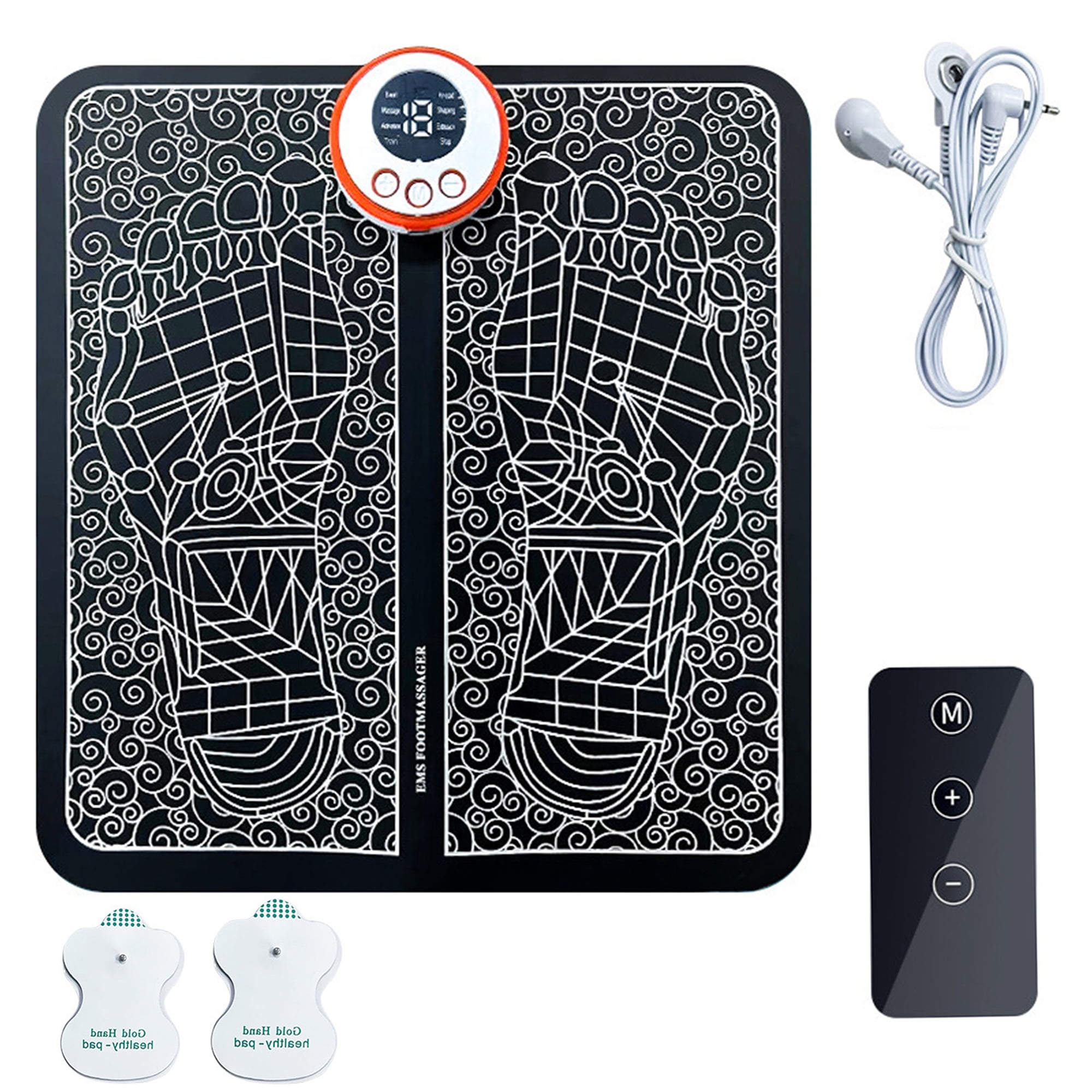 EMS Foot Massager Mat for Muscle Relaxation,Back & Leg Foot Massage ...