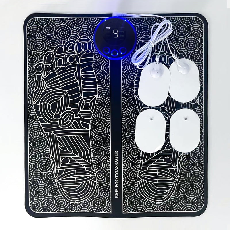 EMS Foot Massager Mat with Remote Control -Improve Circulation, Muscle ...
