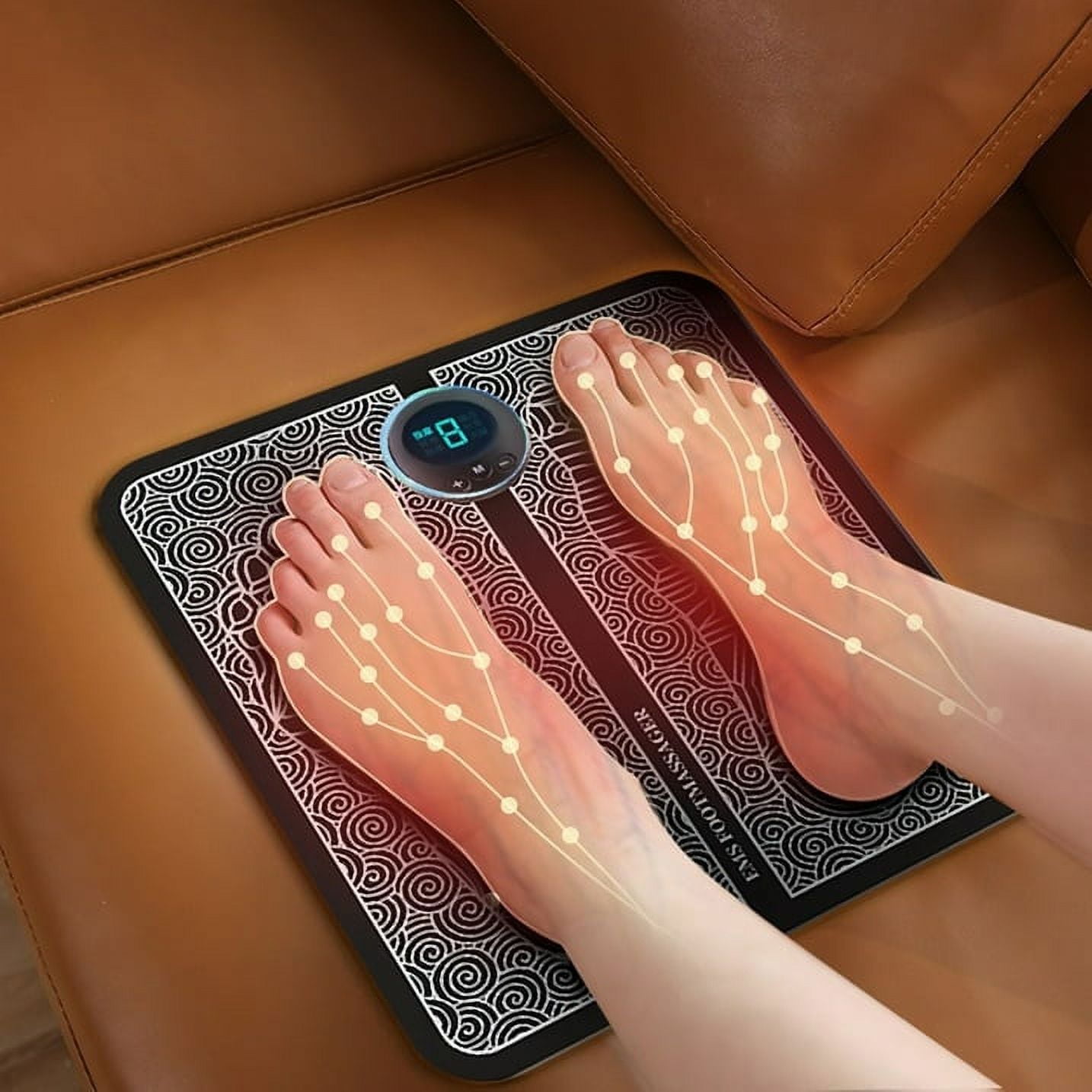 Ems Foot Massager For Neuropathy Pro Electrode Foot Stimulator Mat Improve Plantar Fasciitis