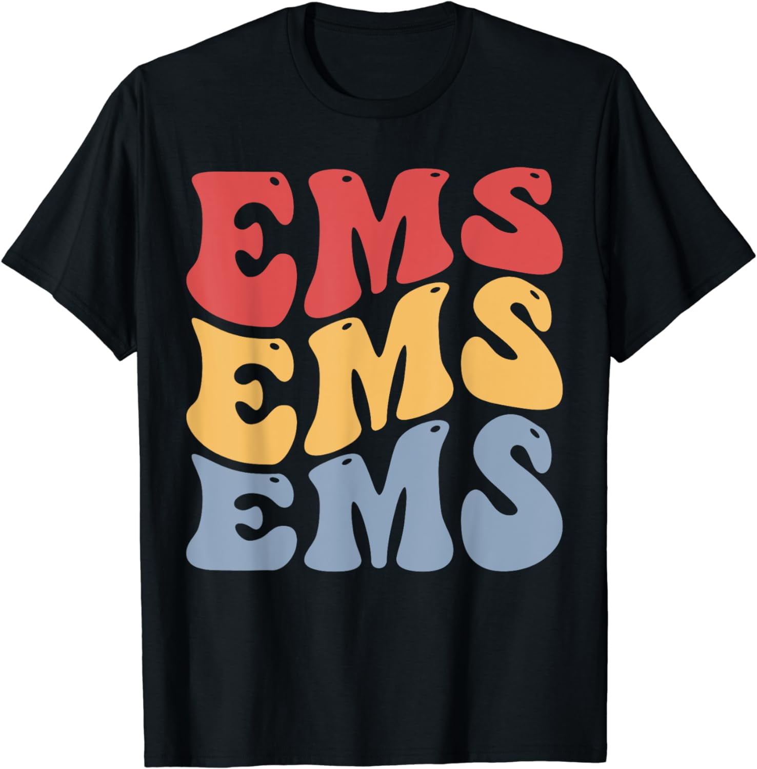 EMS Groovy Emergency Medical Services EMT Paramedic T-Shirt - Walmart.com