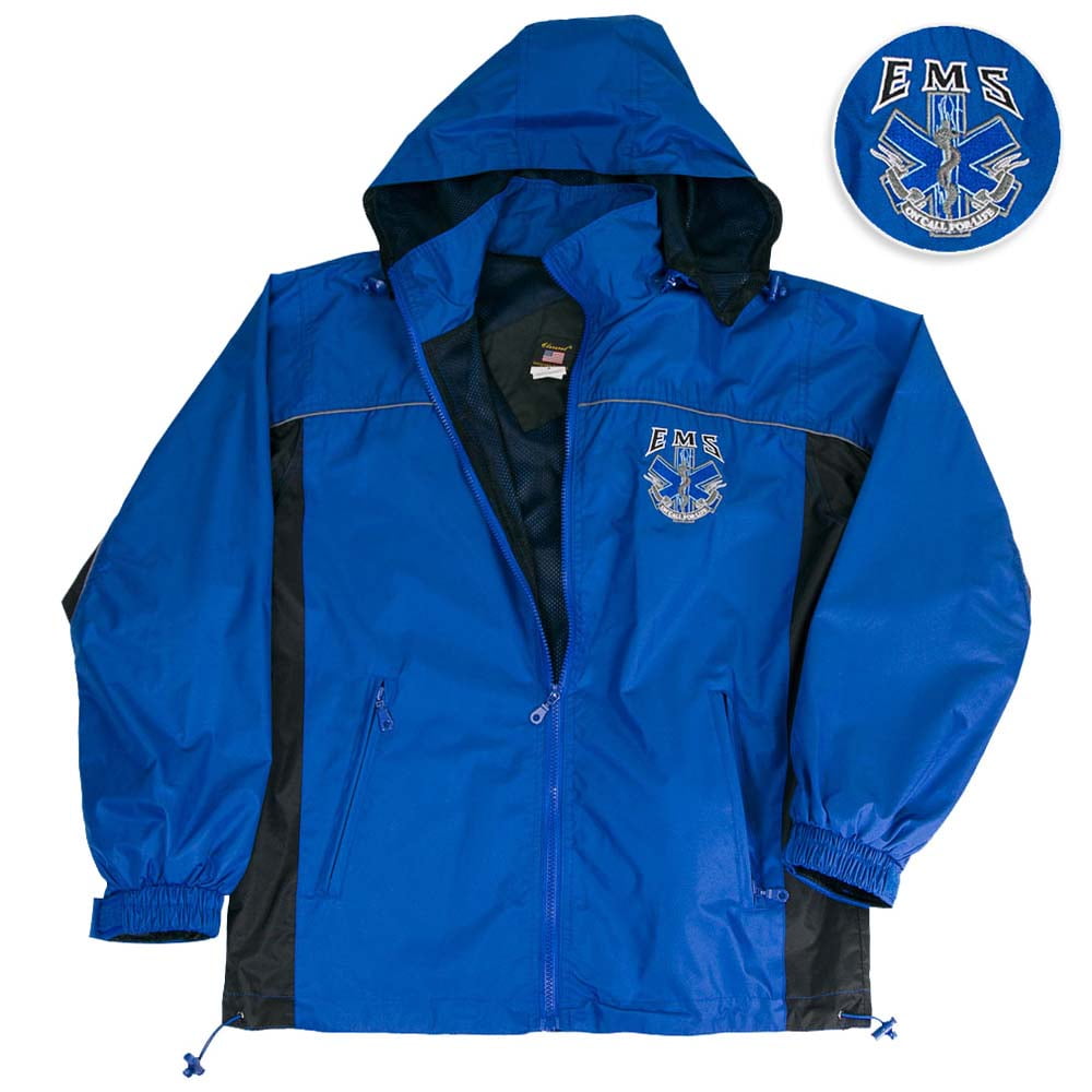 EMS Jacket EMS Hooded Light Weight Rain Resisdent Wind Breaker Jacket ...