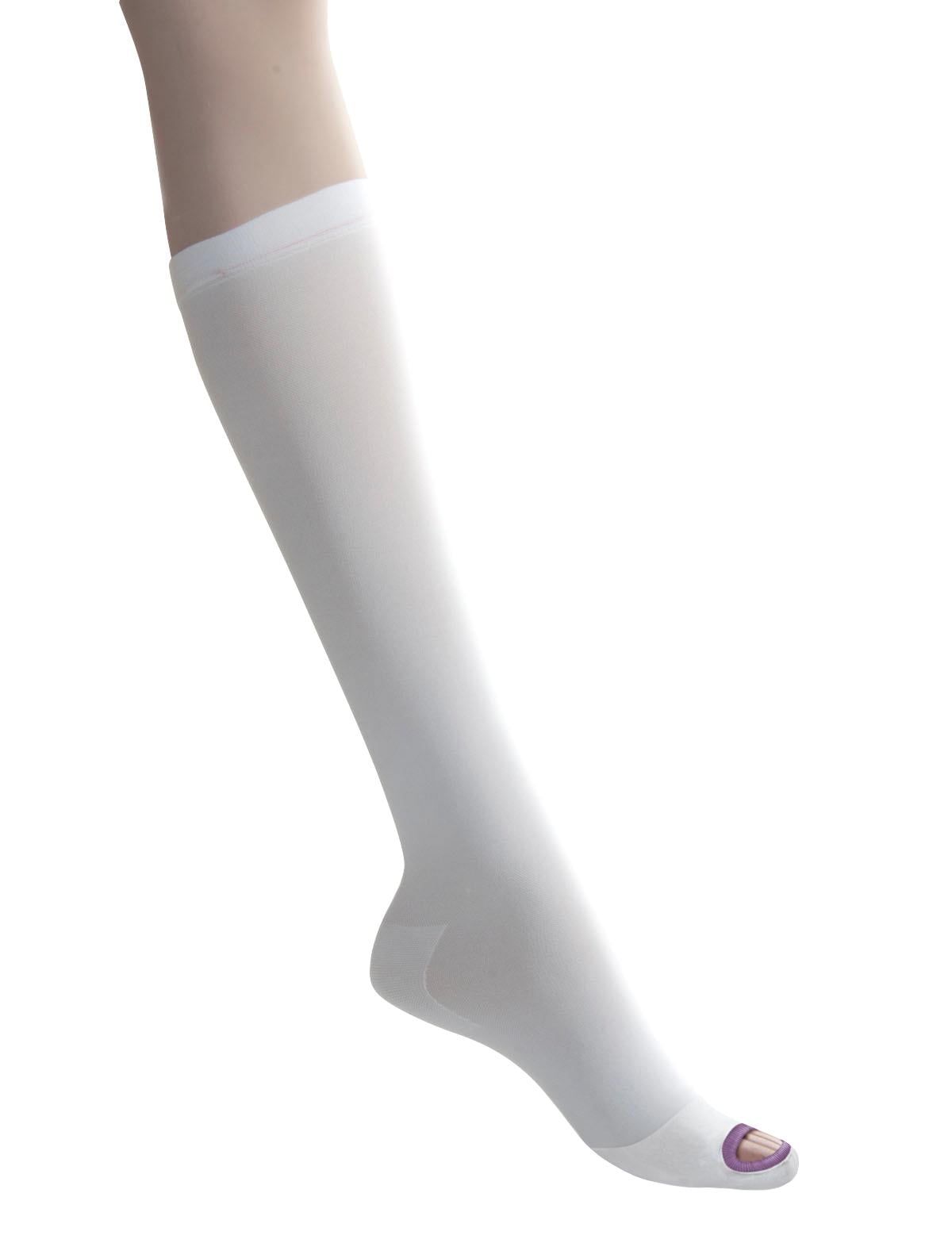 EMS Knee Length Anti-Embolism Stockings, White, XX-Large, Medical ...