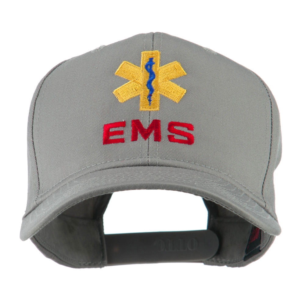 EMS Logo Embroidered Cap - Grey OSFM - Walmart.com EMS Logo Embroidered Cap - Grey OSFM - Walmart.com