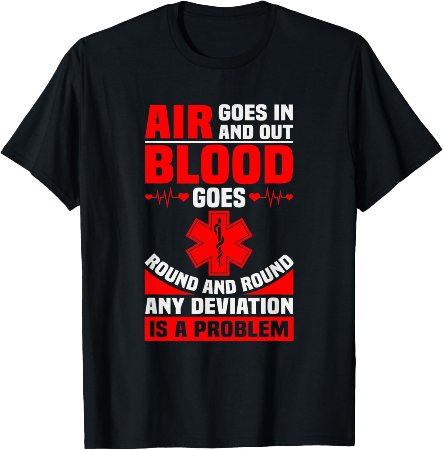 EMS Nurse Quote Ambulance Driver EMT Paramedic Health Care T-Shirt ...