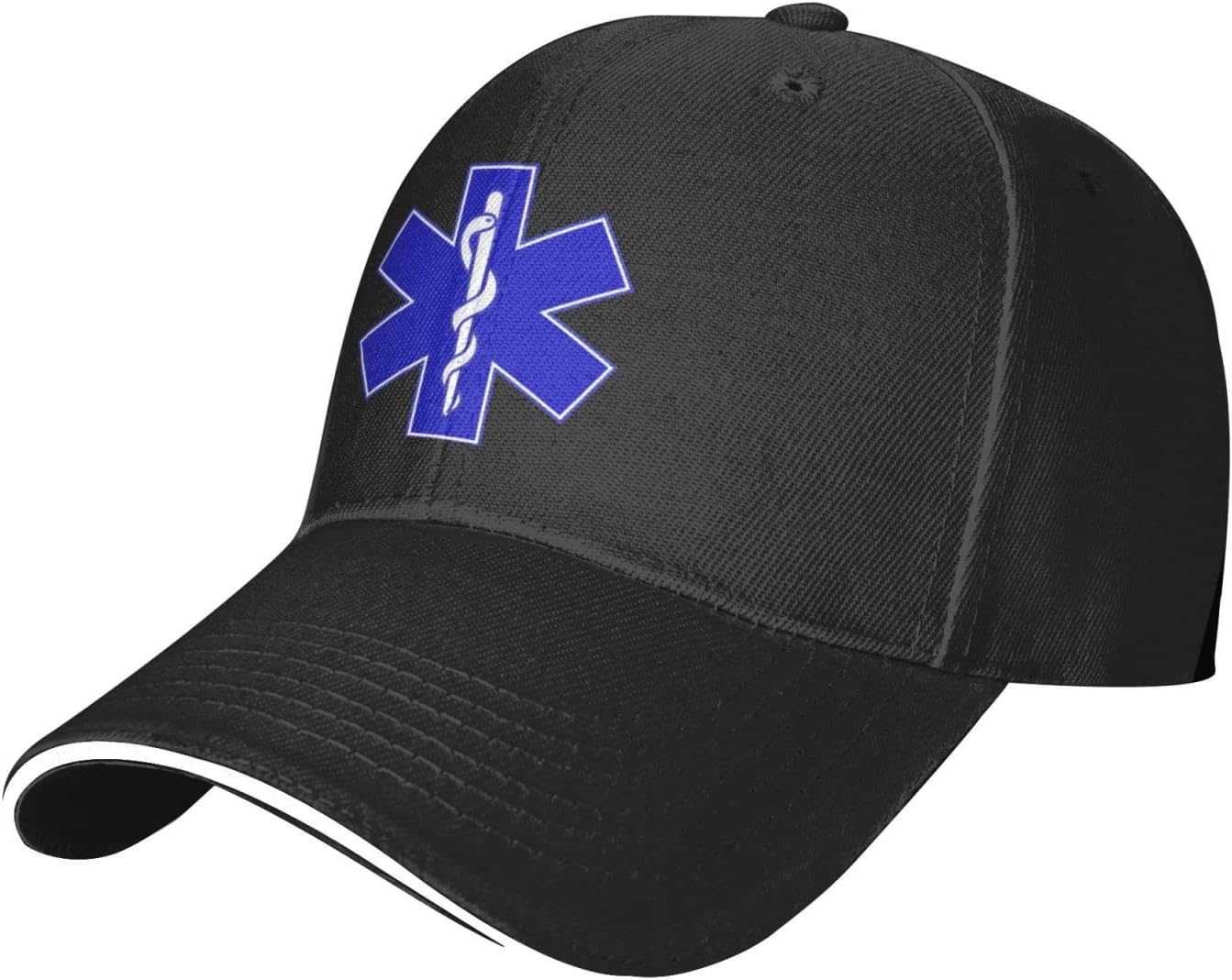 EMS Sign EMT Emergency Medical Baseball Cap Men Women Duck Tongue ...