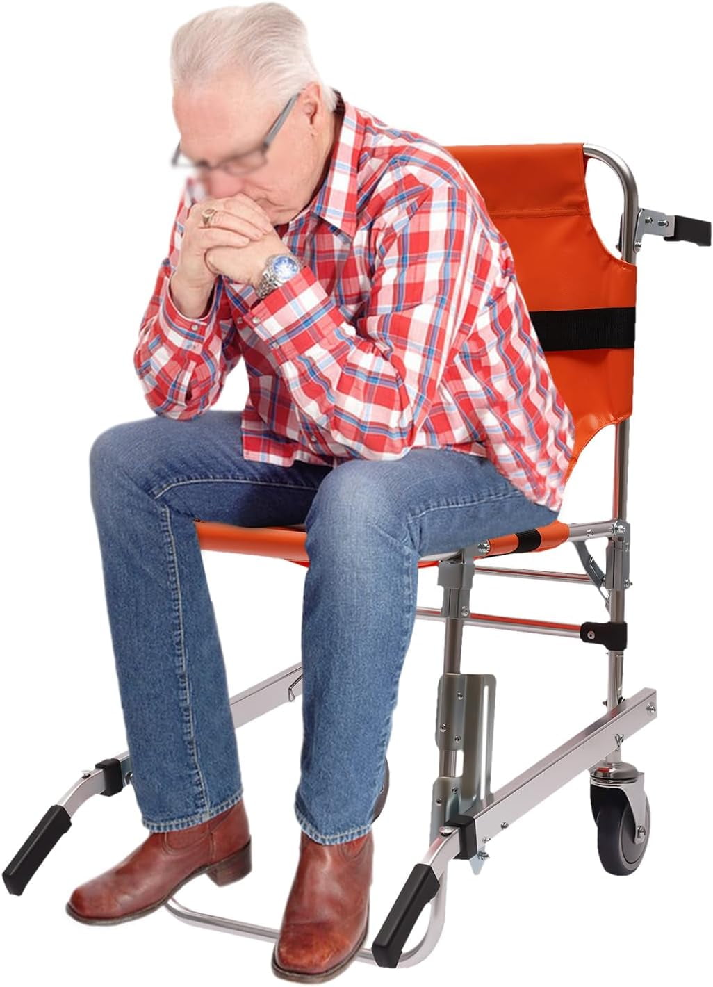 EMS Stair Chair, 350 lbs Ambulance Evacuation Lifting Climbing ...