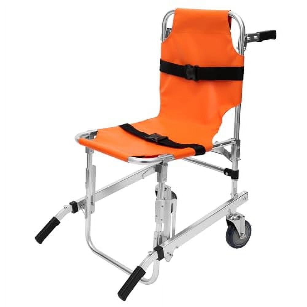 EMS Stair Chair, Portable Stair Stretcher Chair, Two-Wheeled Elderly Stair Chairs, Evacuation ...