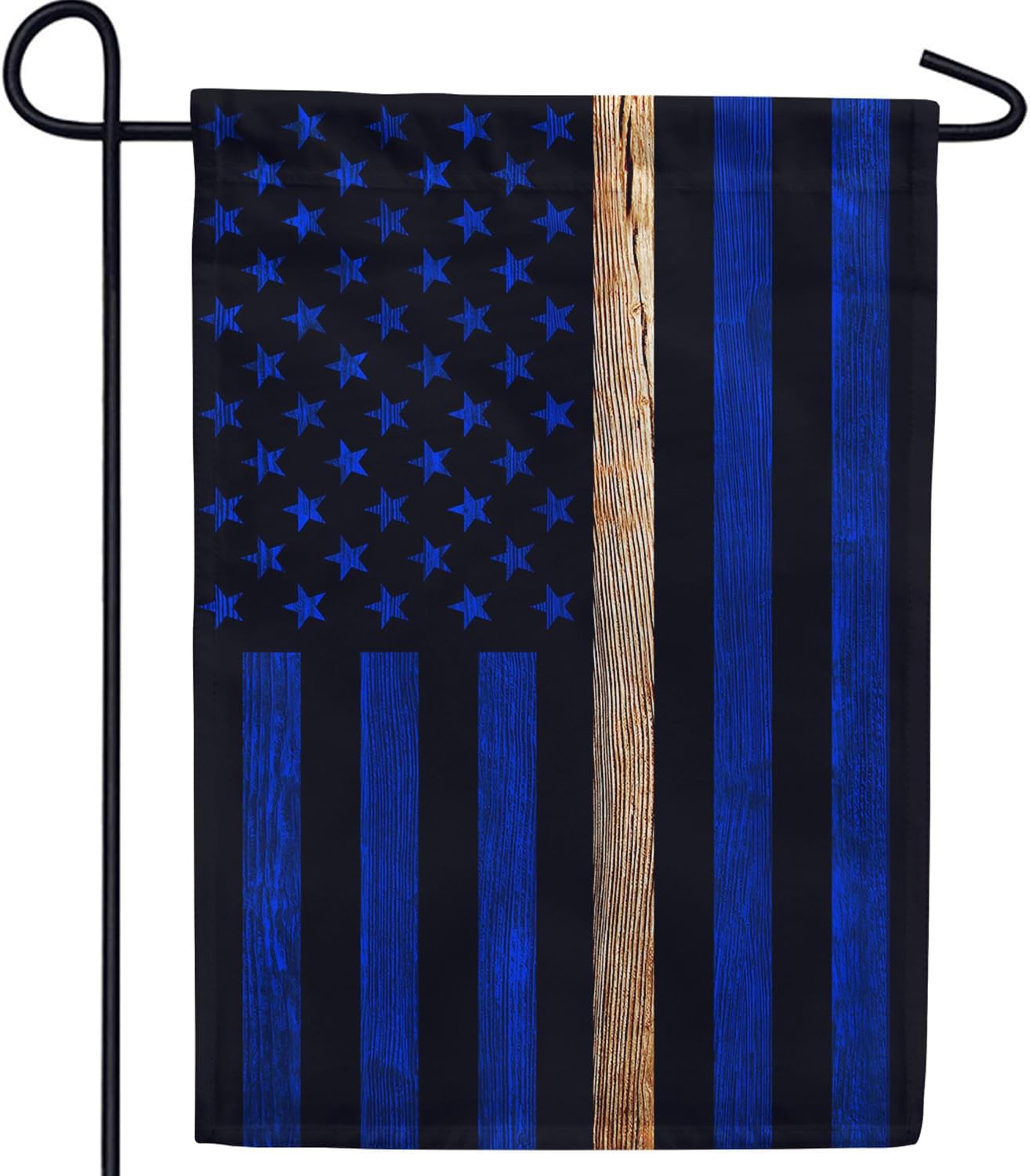 EMS Thin White Line Flag Double Sided Outdoor Yard Decorative Stars and ...