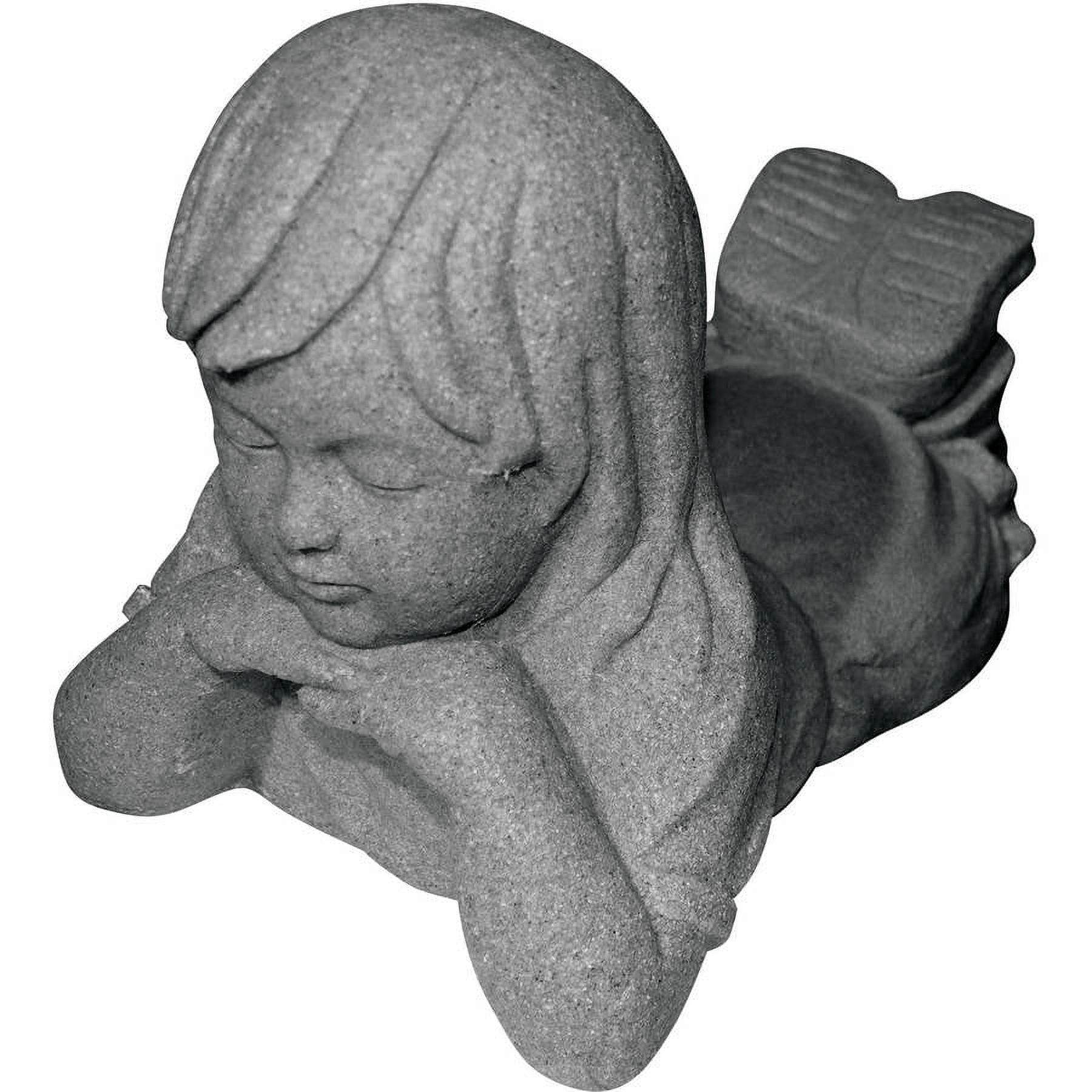 EMSCO Day Dreaming Girl Statue – Natural Granite Appearance – Made of ...