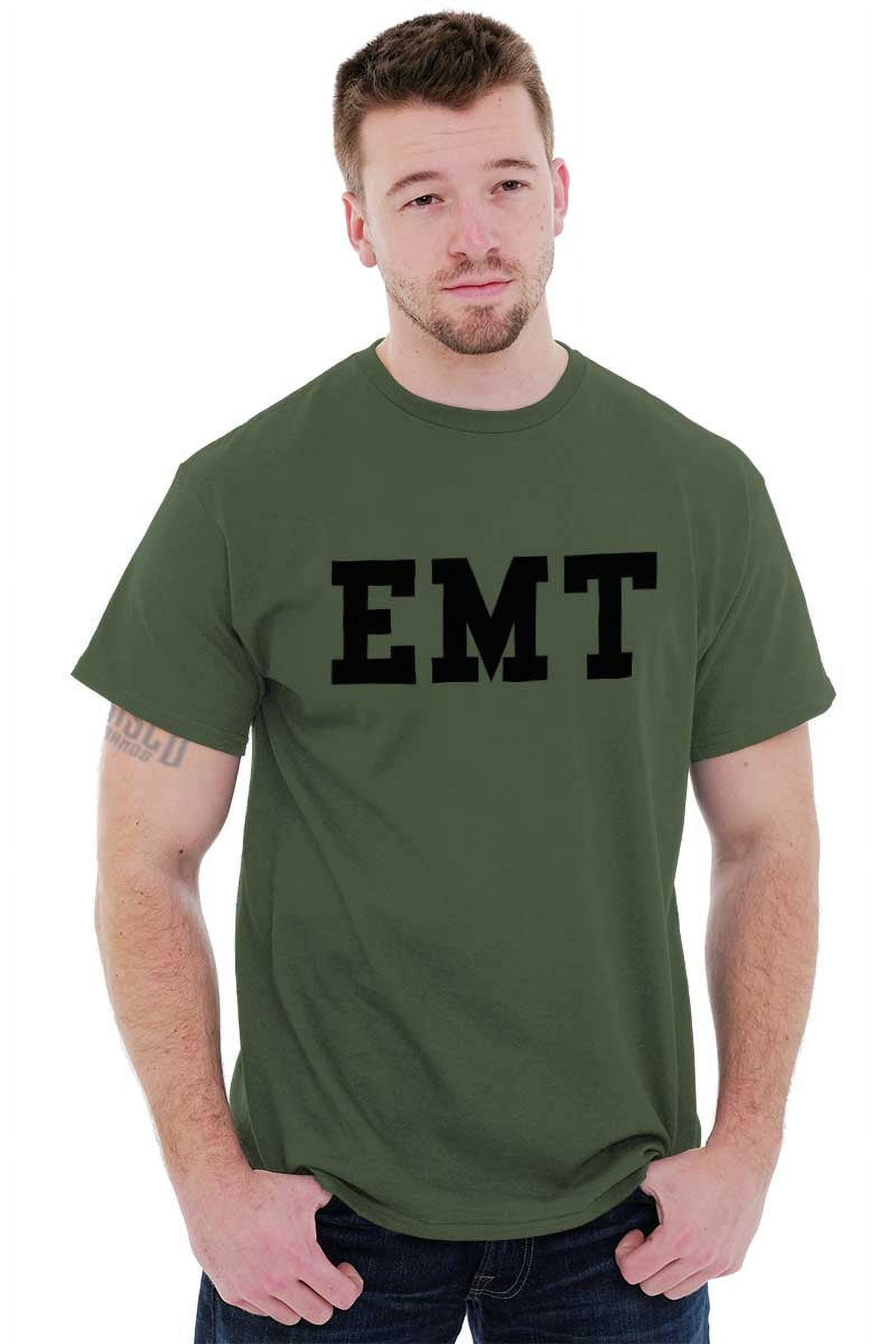EMT First Responder Paramedic Rescue Plus Size Crewneck Graphic Tee ...