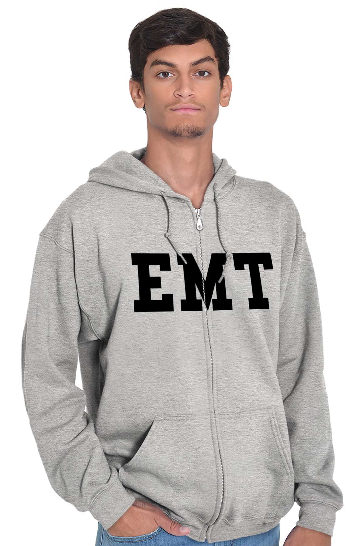 EMT First Responder Paramedic Rescue Unisex Plus Size Zip Hoodie Brisco ...