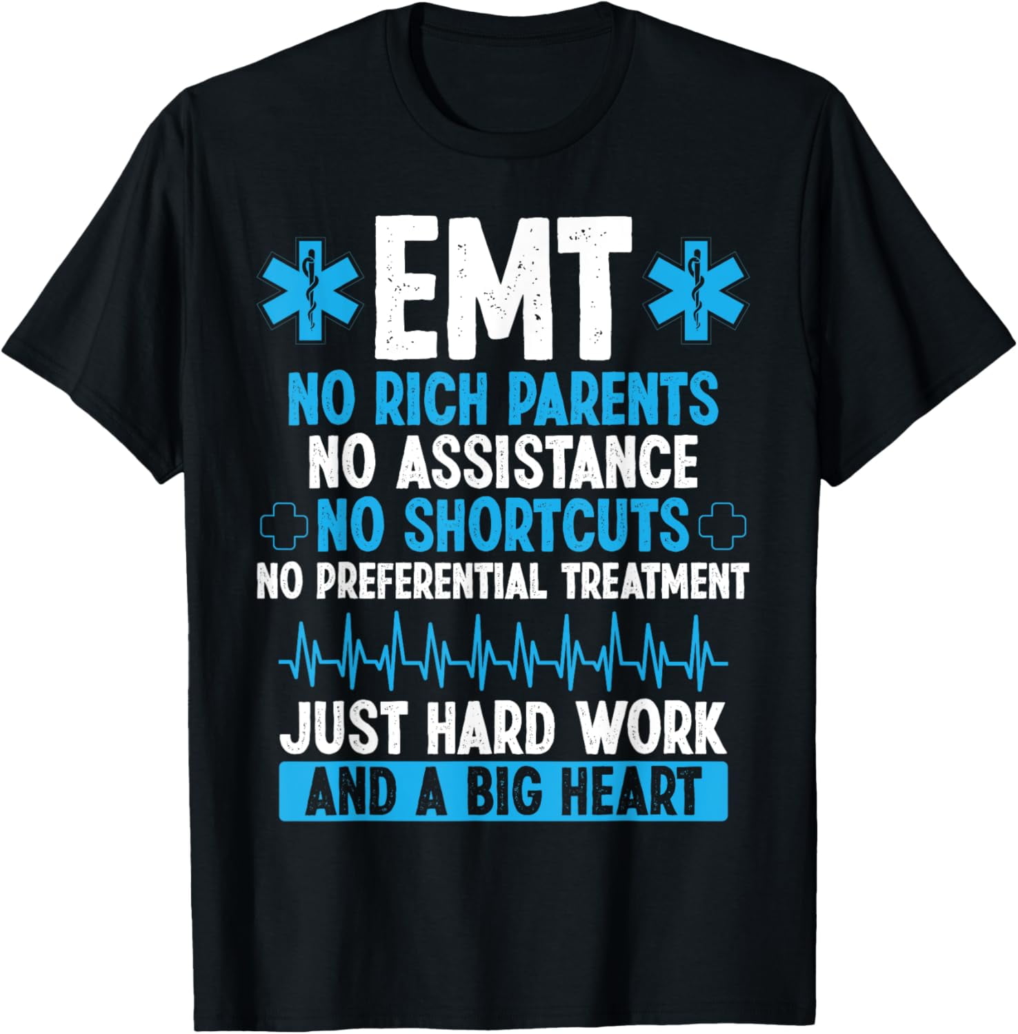 EMT Graduation Paramedic Ambulance Tech EMS Healthcare T-Shirt ...