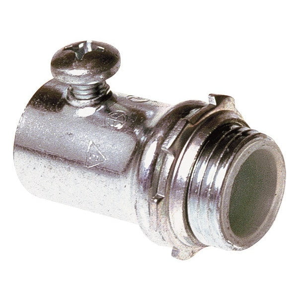 Manufacturer Varies EMT Grounding Connector, 2 in, Set Screw, Steel ...
