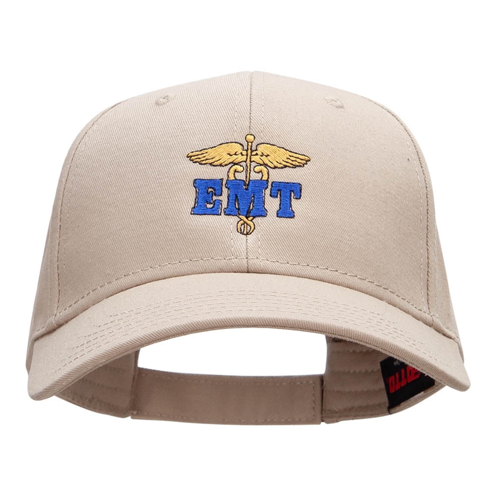 EMT Insignia Embroidered Low Profile Cap - Khaki OSFM - Walmart.com