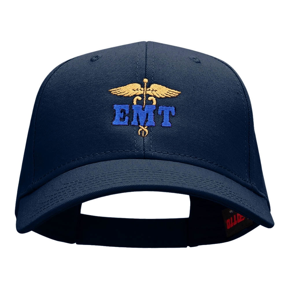 EMT Insignia Embroidered Low Profile Cap - Navy OSFM - Walmart.com