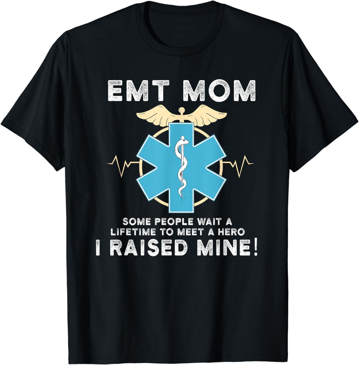 EMT Mom T-Shirt I Emergency Medical EMS Parademics - Walmart.com