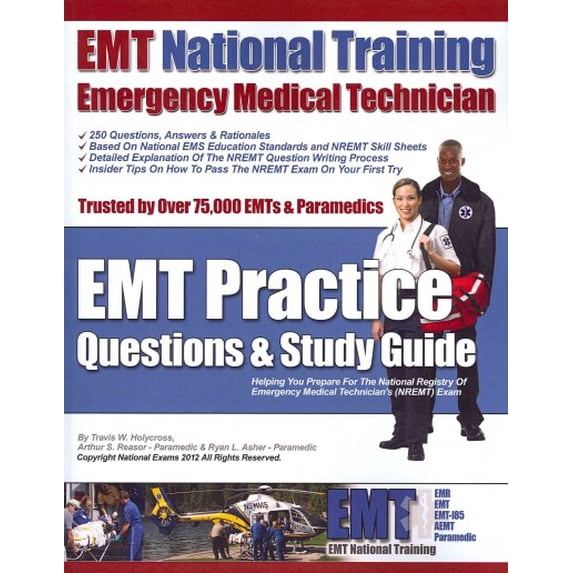 EMT National Training : Emt Practice Questions & Study Guide - Walmart.com