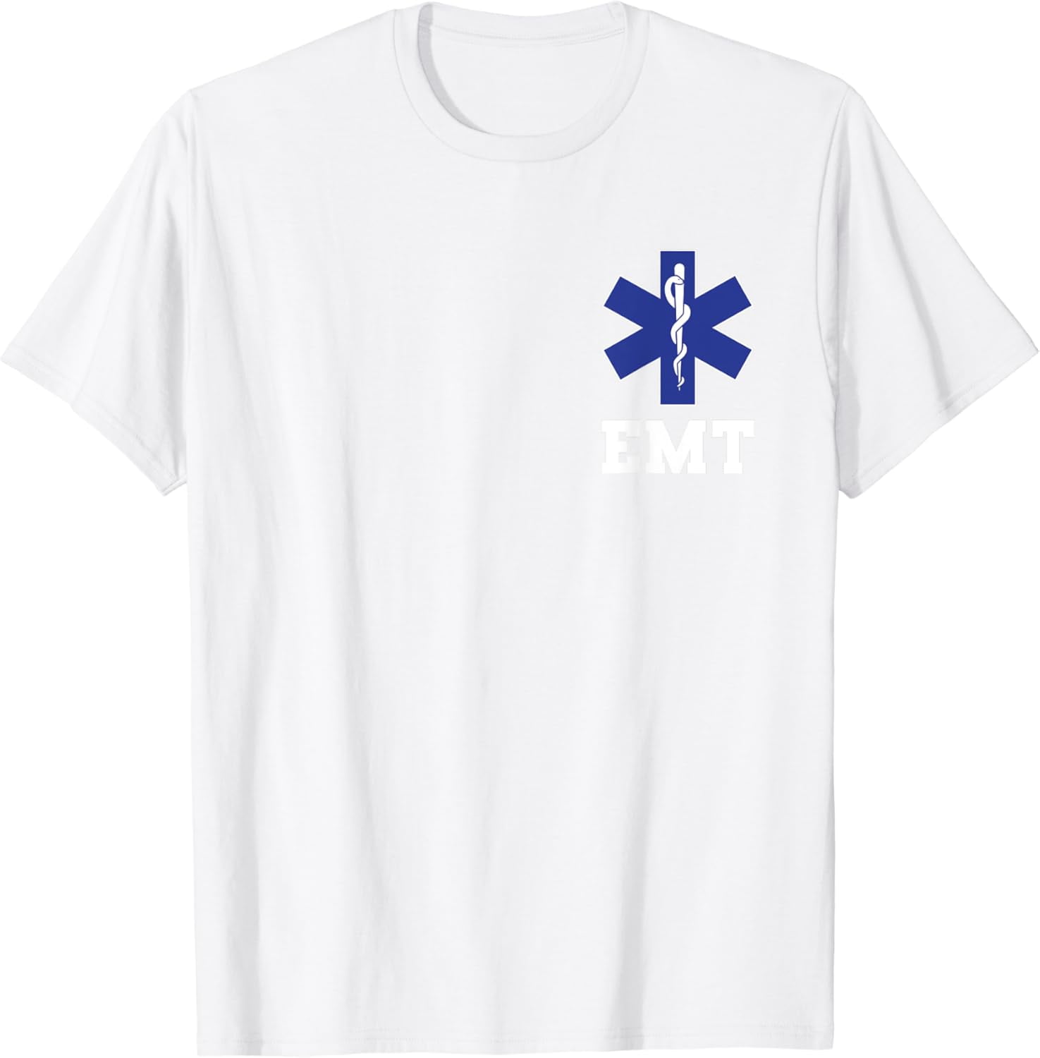EMT Shirt EMS Paramedic Thin White Line Two-Sided EMT Gift T-Shirt ...