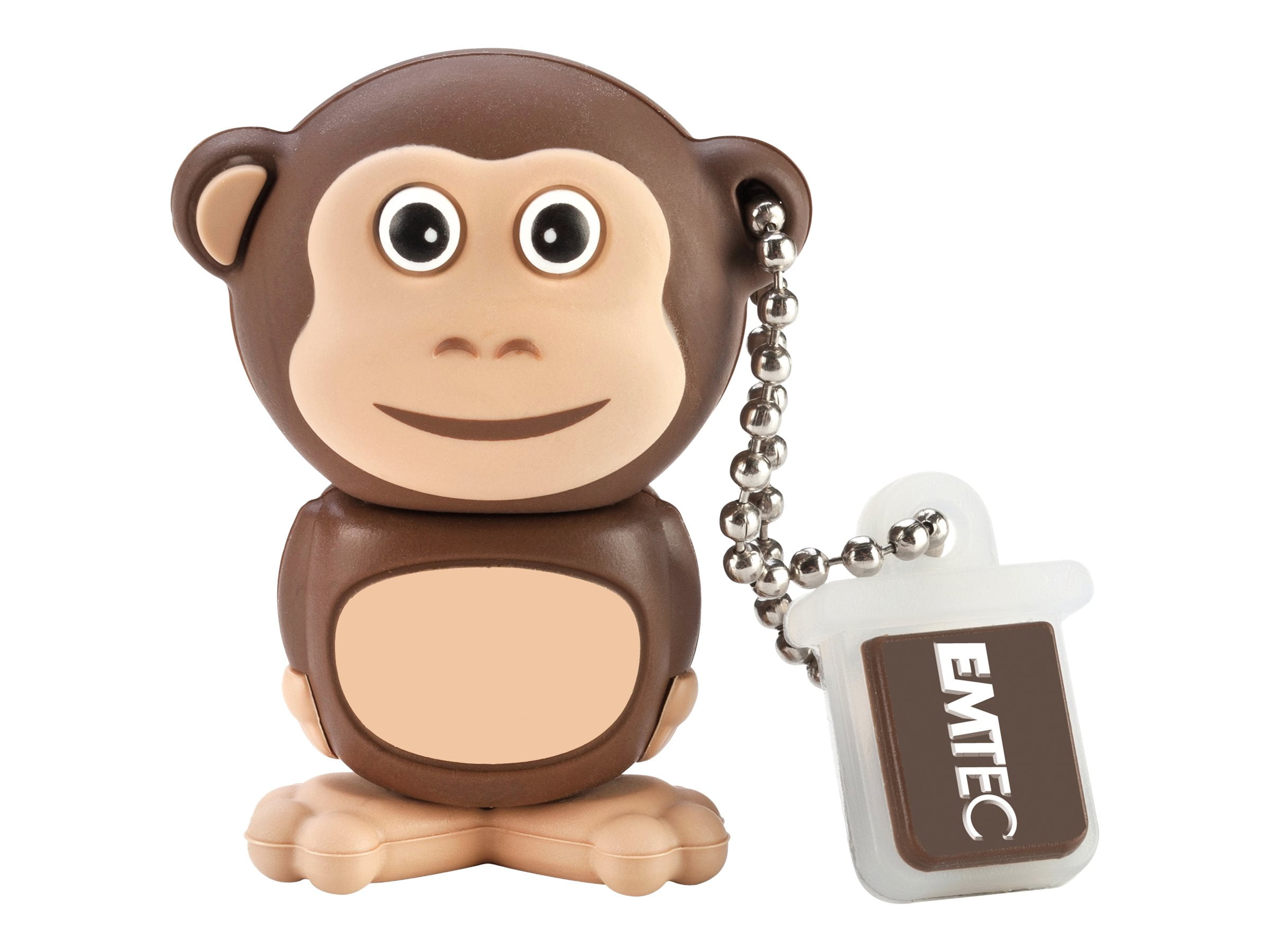 EMTEC Animal Series M322 Monkey - USB flash drive - 8 GB - USB 2.0 ...