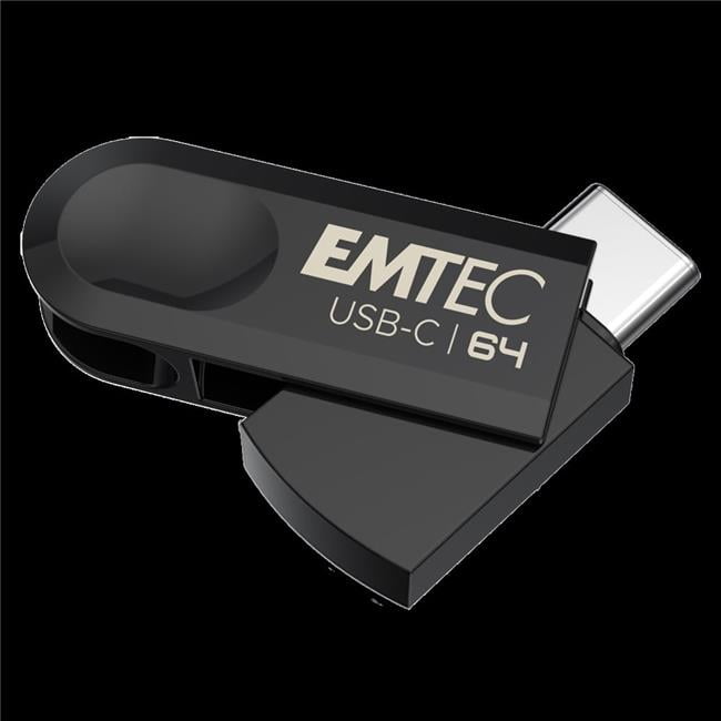EMTEC ECMMD64GC283 USB 3.2 Type-C C280 64GB Single Flash Drive ...