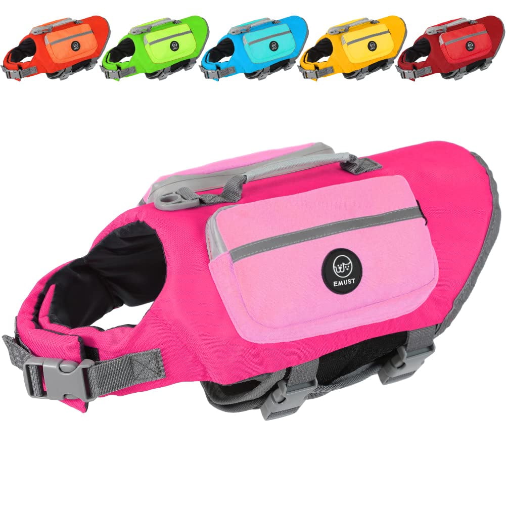 EMUST Life Vests for Dogs, Lightweight Small/Medium/Large Dog Life ...