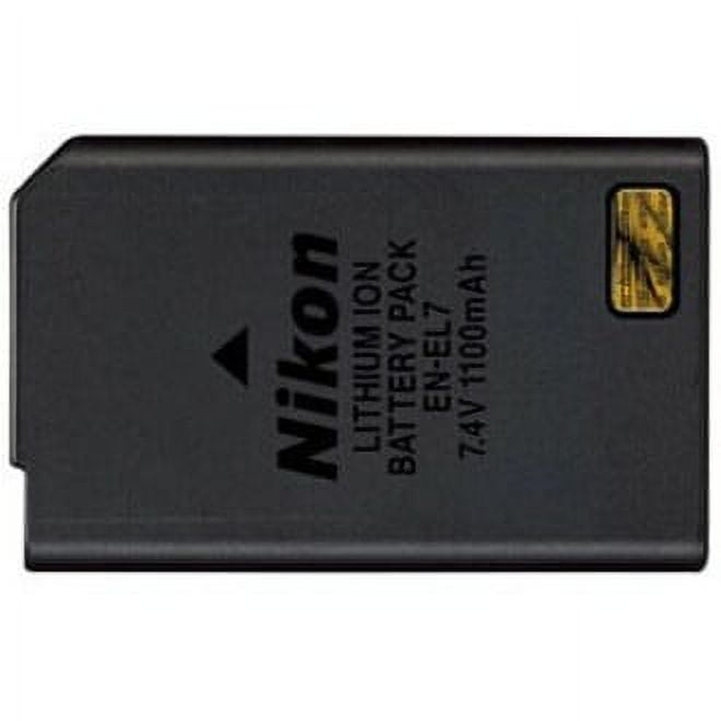 Nikon EN-EL7 Rechargeable Digital Camera Battery, 7.4V DC, 1100 mAh ...