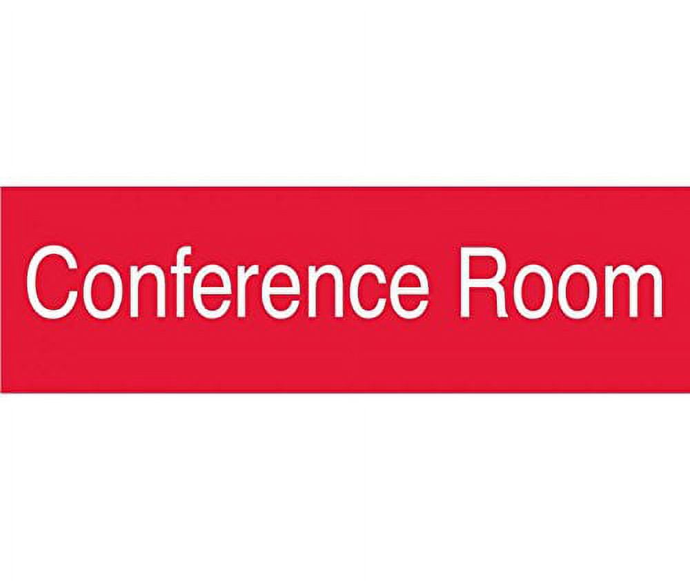 EN10R National Marker Engraved Conference Room Label Sign, 3 Inches x ...