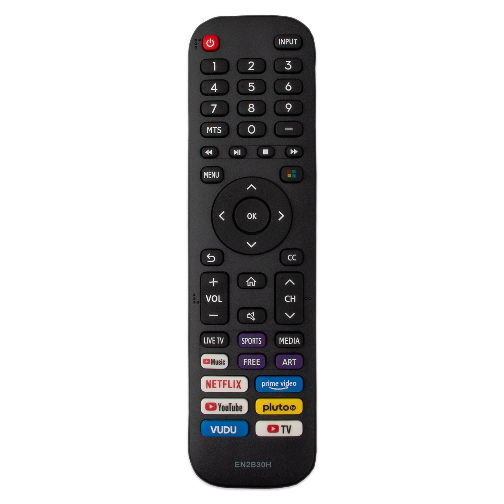 EN2B30H Replaced Remote fit for Hisense 4K HDR Smart TV 43A60GMV 43A6010GMV 55A6090GMV 65H77G ...