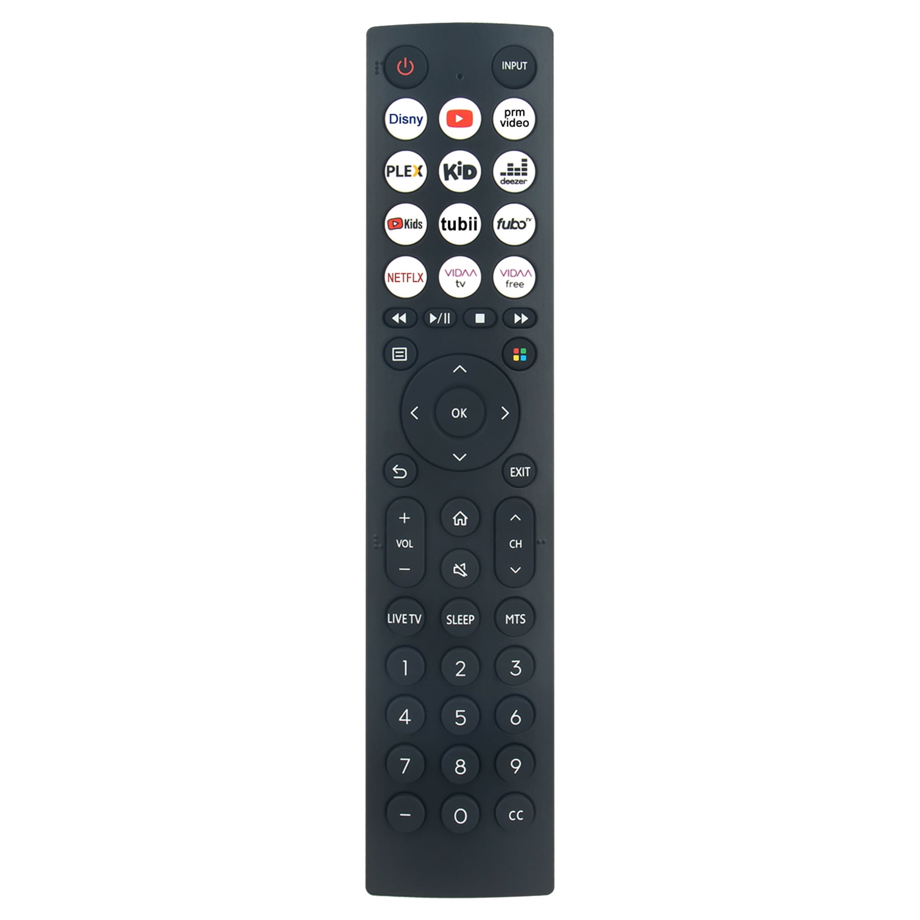 EN2E36 EN2E36H Replacement Remote Control, Fit for Hisense VIDAA TV ...