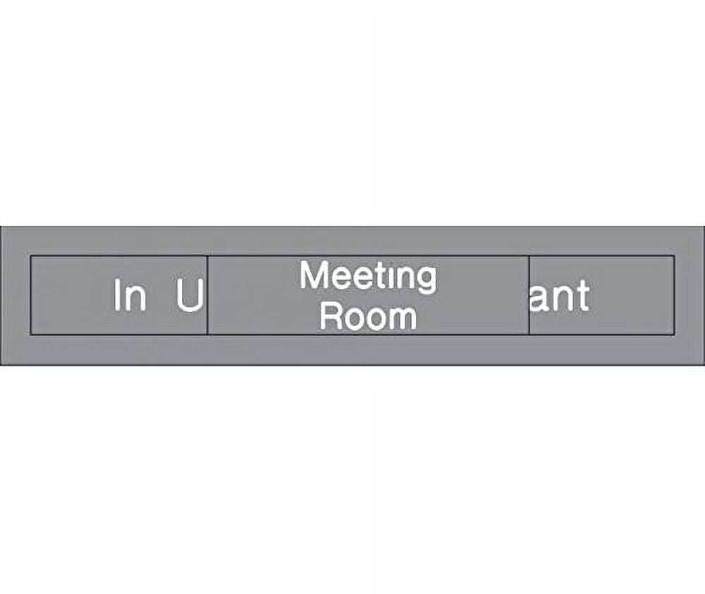 EN304GY National Marker Engraved Meeting Room in Use/Vacant Sign, 2 ...