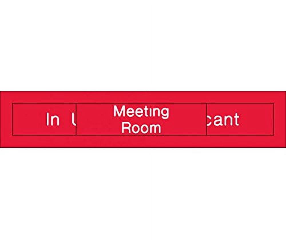 EN304R National Marker Engraved Meeting Room in Use/Vacant Sign, 2 ...