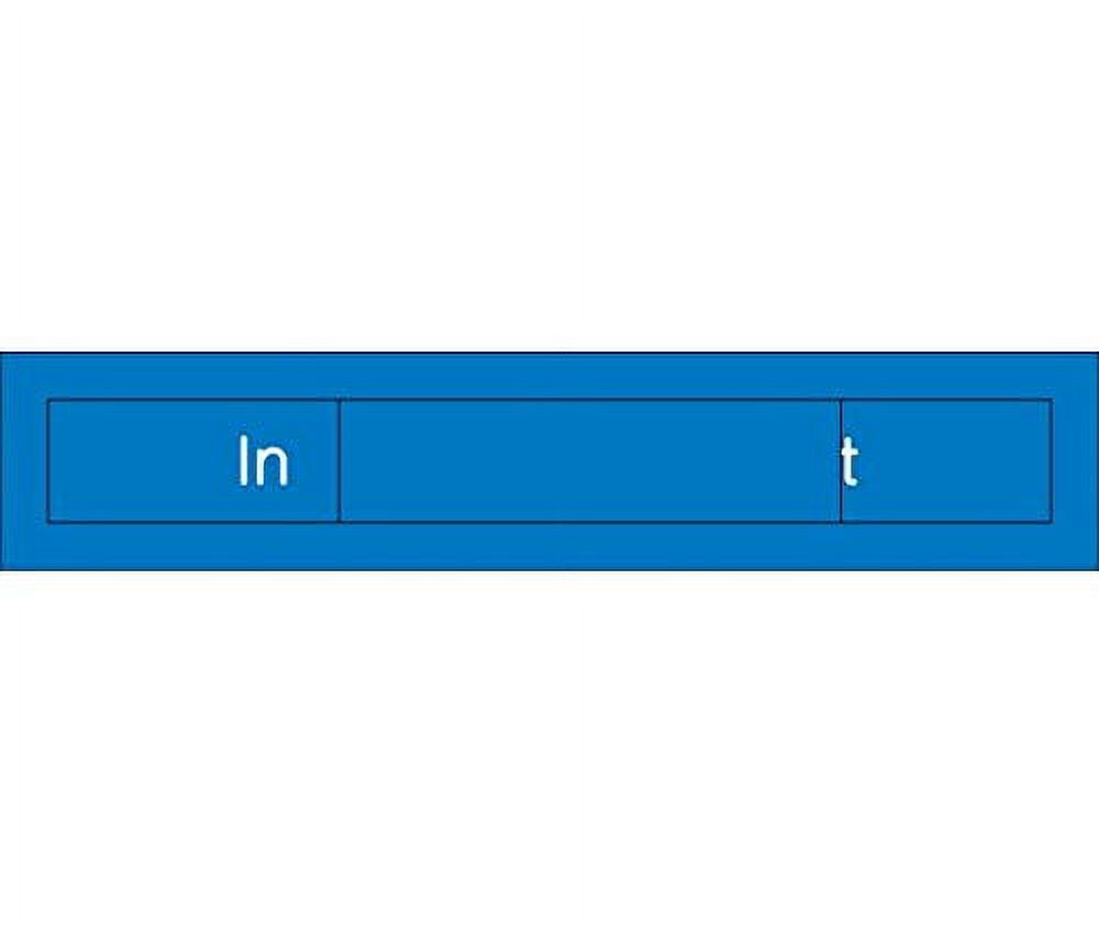 EN306BL National Marker Engraved in/Out Sign, 2 Inches x 10 Inches ...