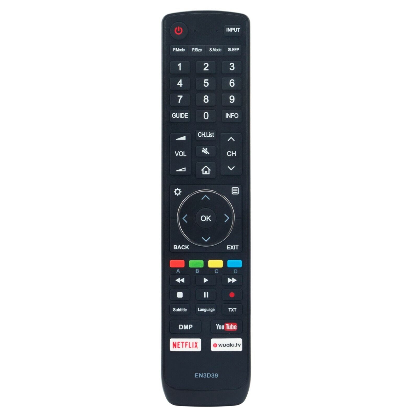 EN3D39 Replace Remote for Hisense TV H55N6800 H50N5900 H65N6800 ...