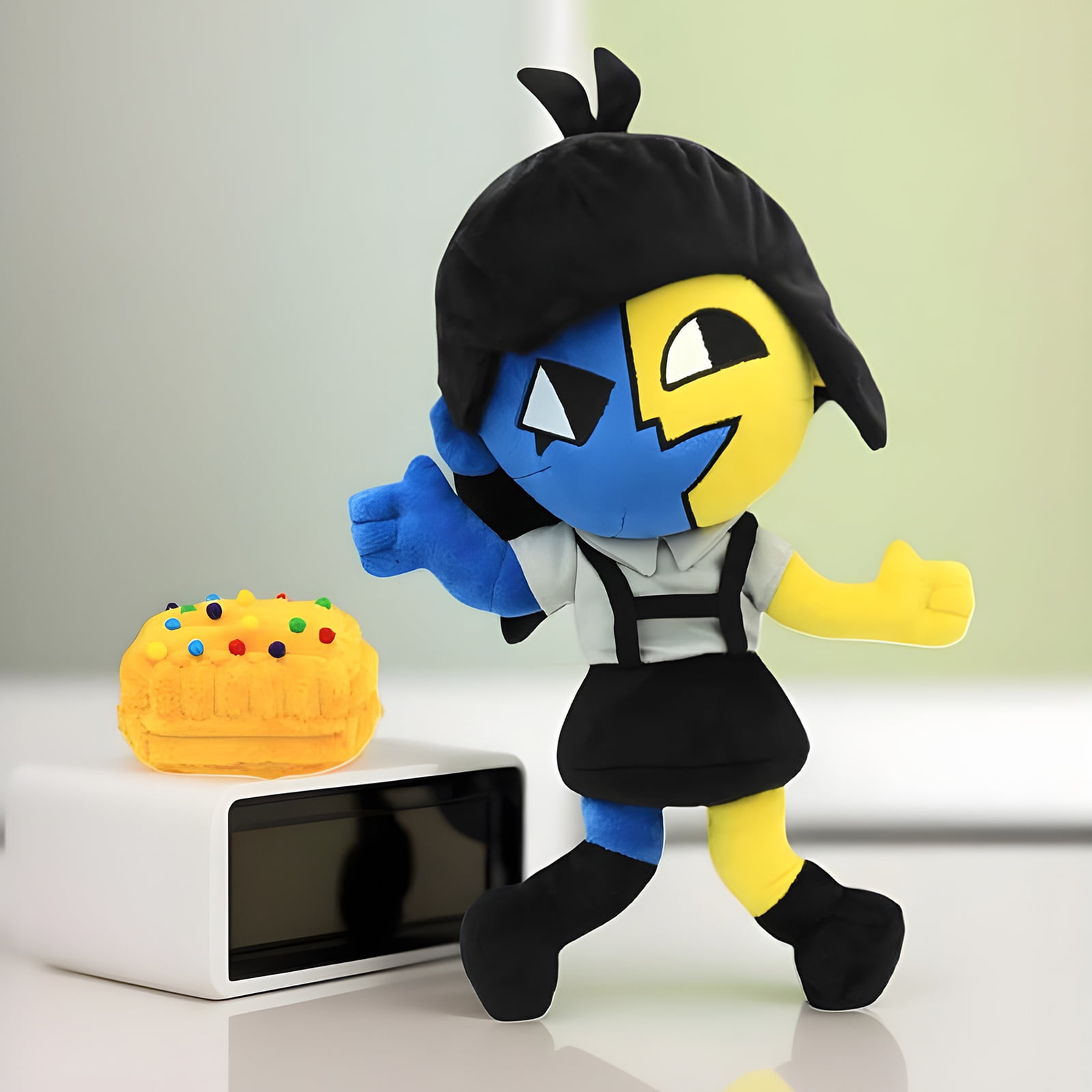 ENA Dream BBQ Talking Plush Video Game Stuffed Toy BBQ-Themed Gamer Characters Joel G ENA Blue ...