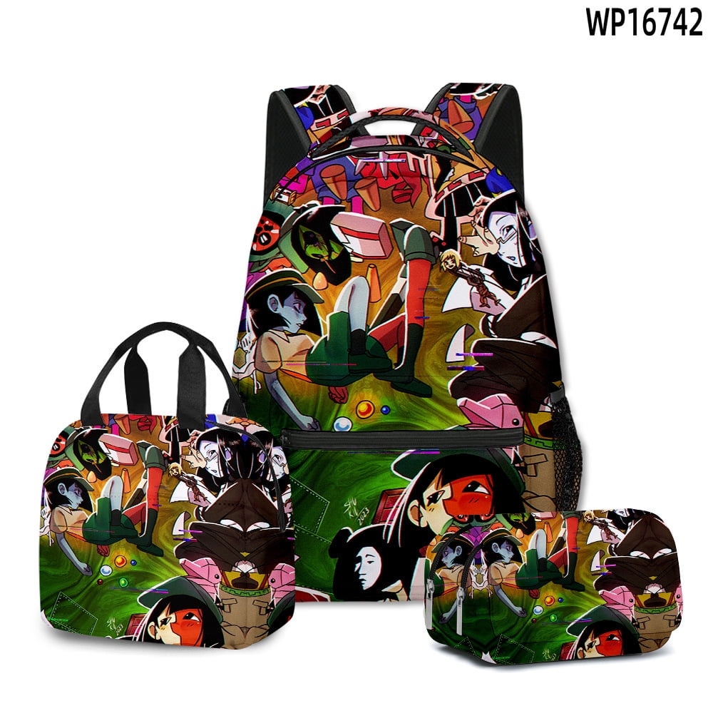 ENA Dream BBQ Travel Backpack Cartoon Daypack Bag Anime Backpack With ...