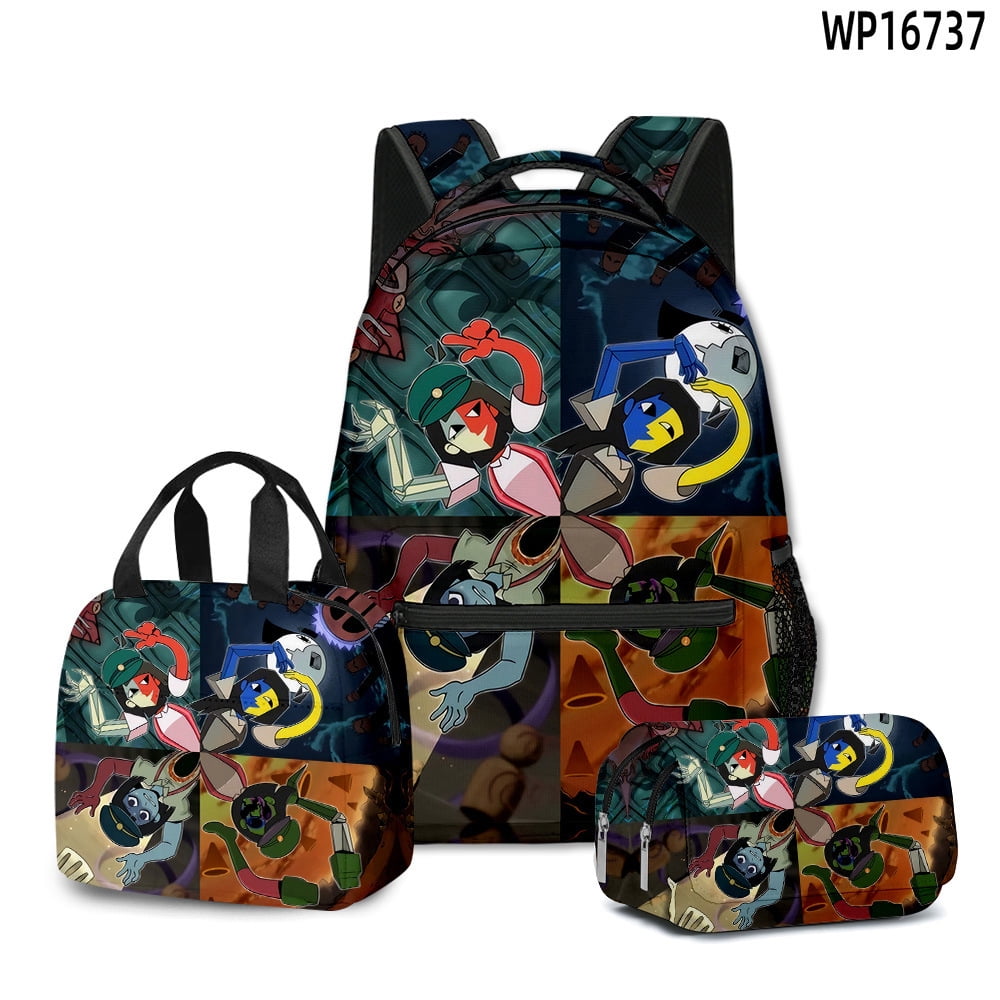 ENA Dream BBQ Travel Backpack Cartoon Daypack Bag Anime Backpack With ...