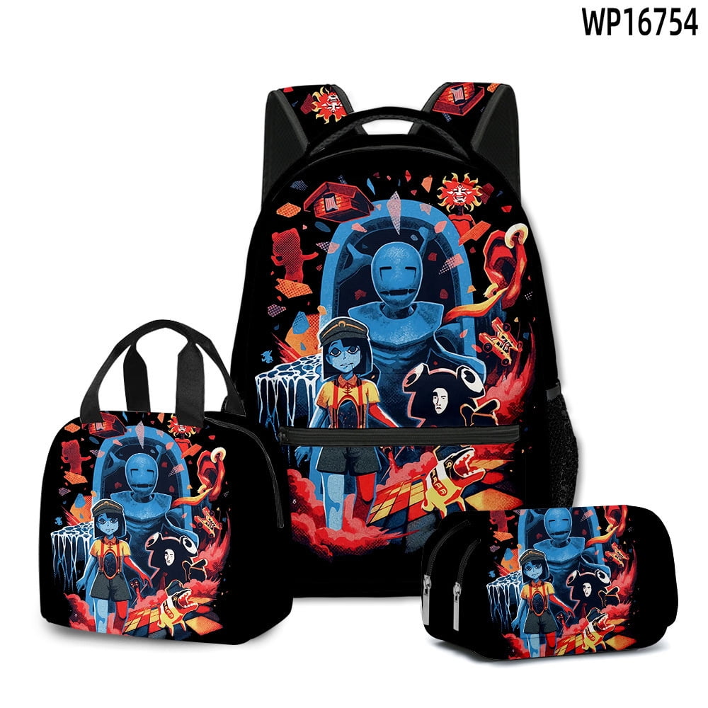 ENA Dream BBQ Travel Backpack Cartoon Daypack Bag Anime Backpack With ...