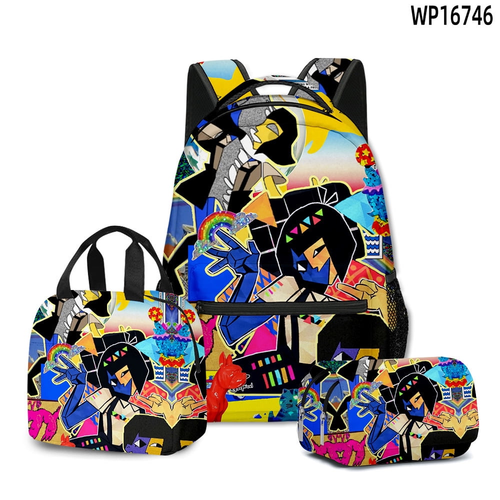 ENA Dream BBQ Travel Backpack Cartoon Daypack Bag Anime Backpack With ...