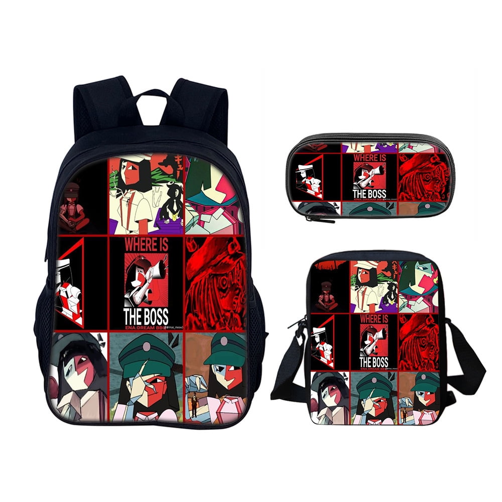 ENA Dream BBQ Travel Backpack Cartoon Daypack Bag Anime Backpack With ...