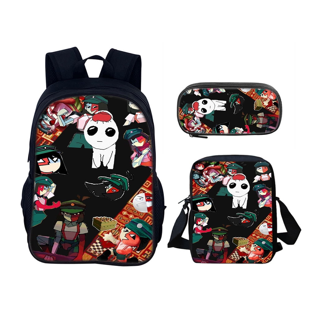 ENA Dream BBQ Travel Backpack Cartoon Daypack Bag Anime Backpack With ...