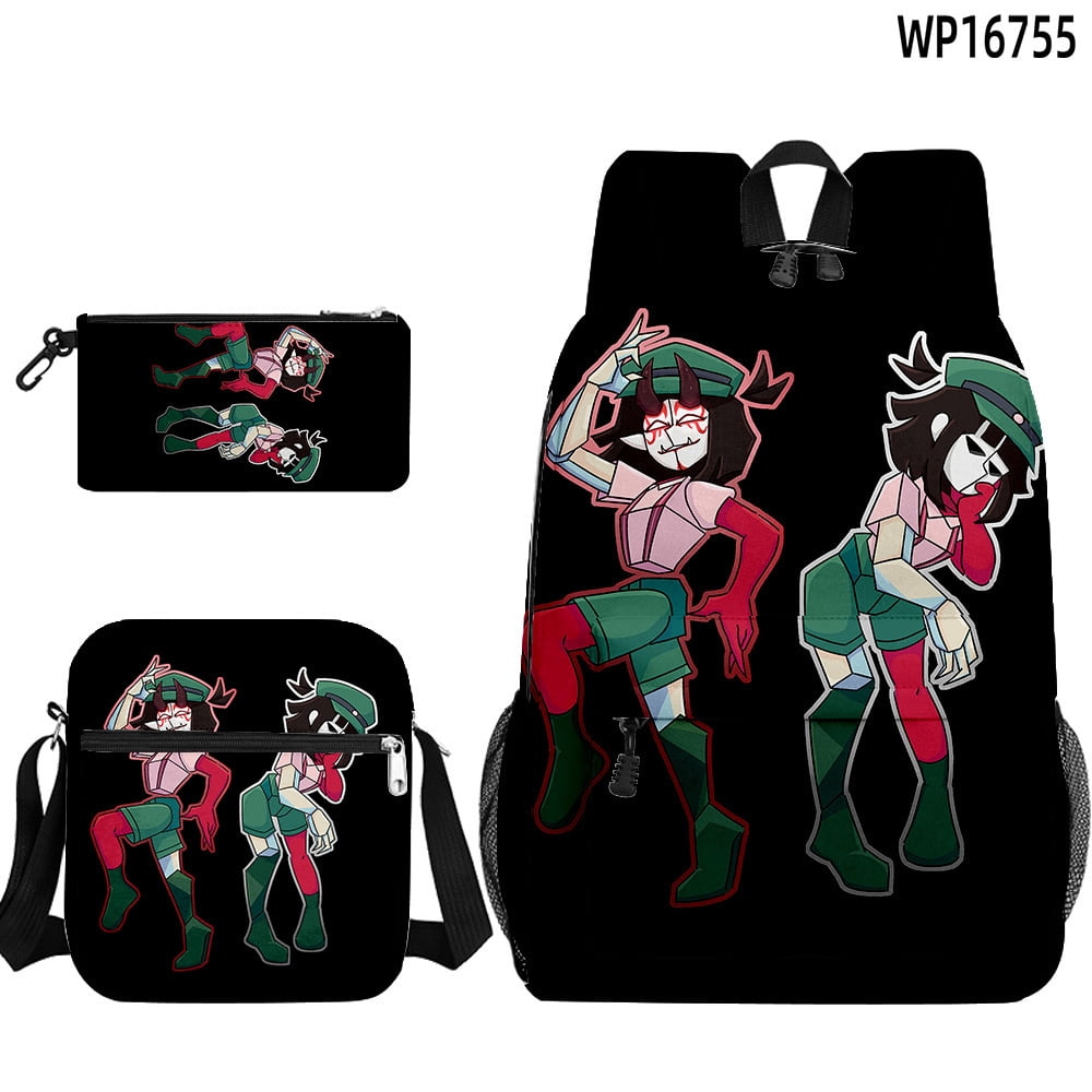 ENA Dream BBQ Travel Backpack Cartoon Daypack Bag Anime Backpack With ...