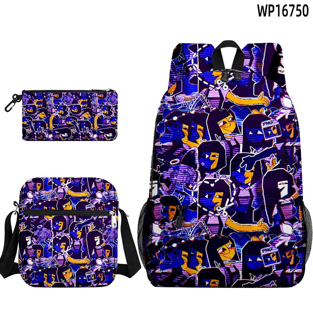 ENA Dream BBQ Travel Backpack Cartoon Daypack Bag Anime Backpack With ...