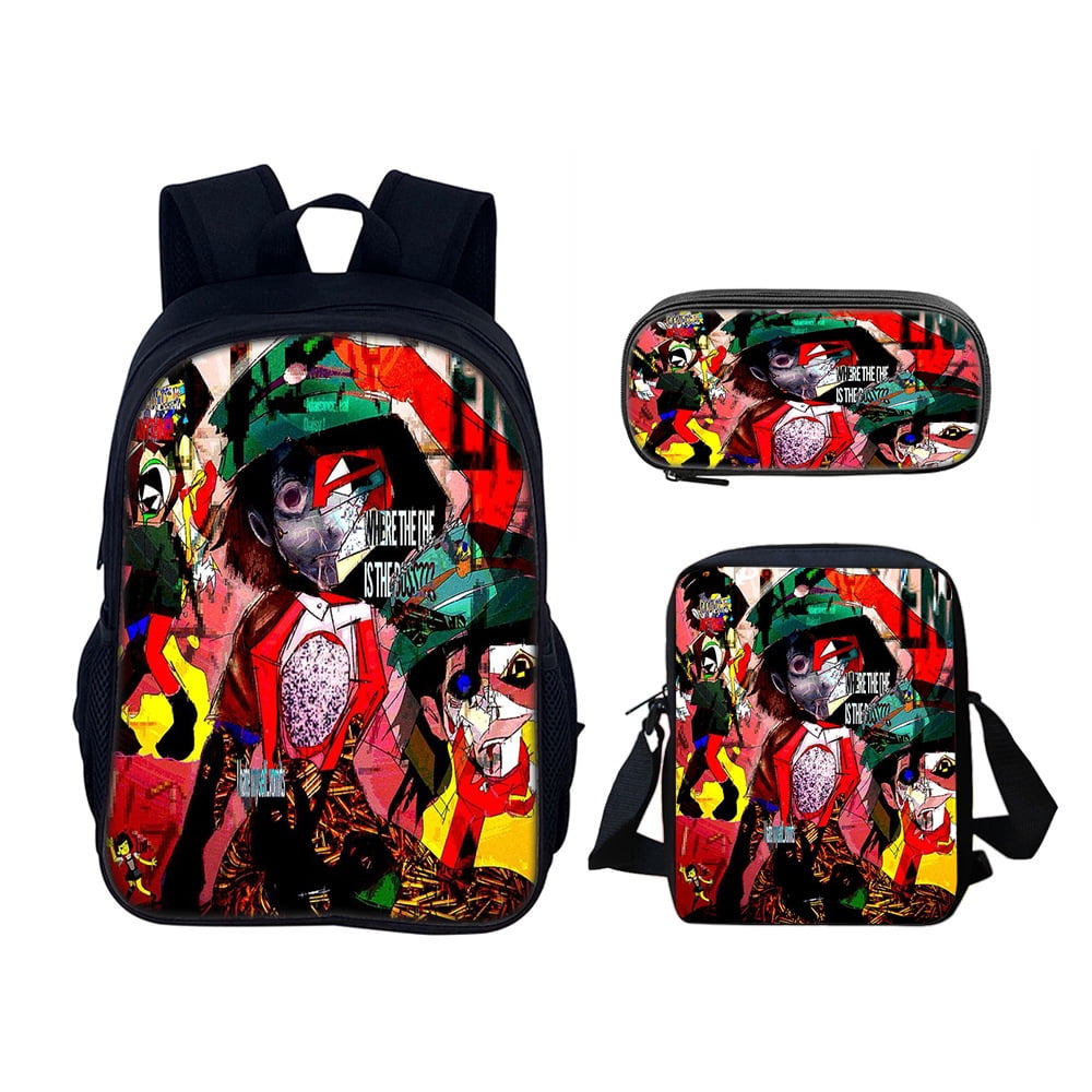 ENA Dream BBQ Travel Backpack Cartoon Daypack Bag Anime Backpack With ...