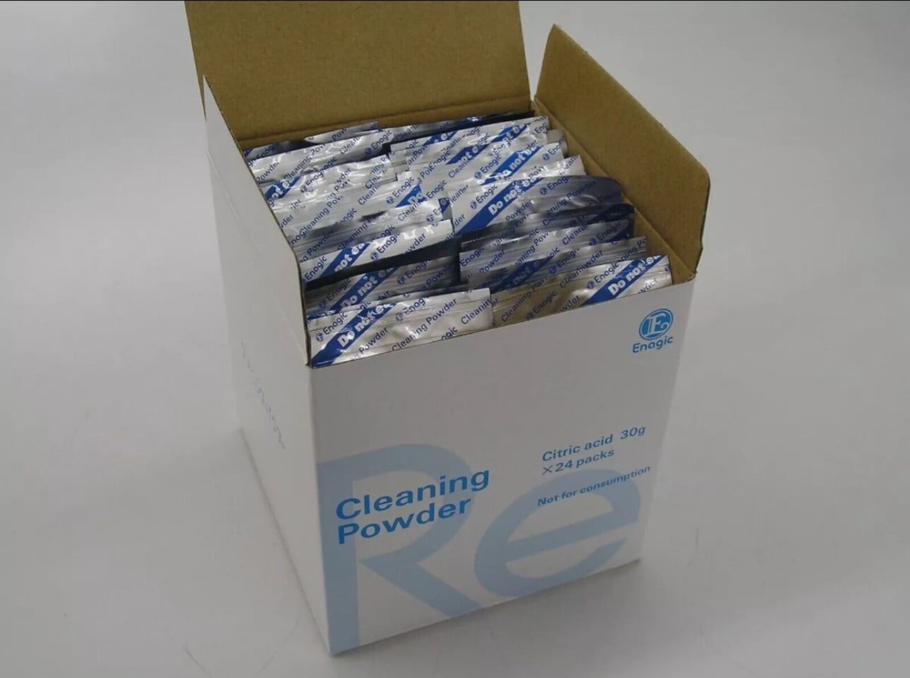 ENAGIC Cleaning Powder 24 pcs LEVELUK E Alkaline Water Cleaner Citric ...