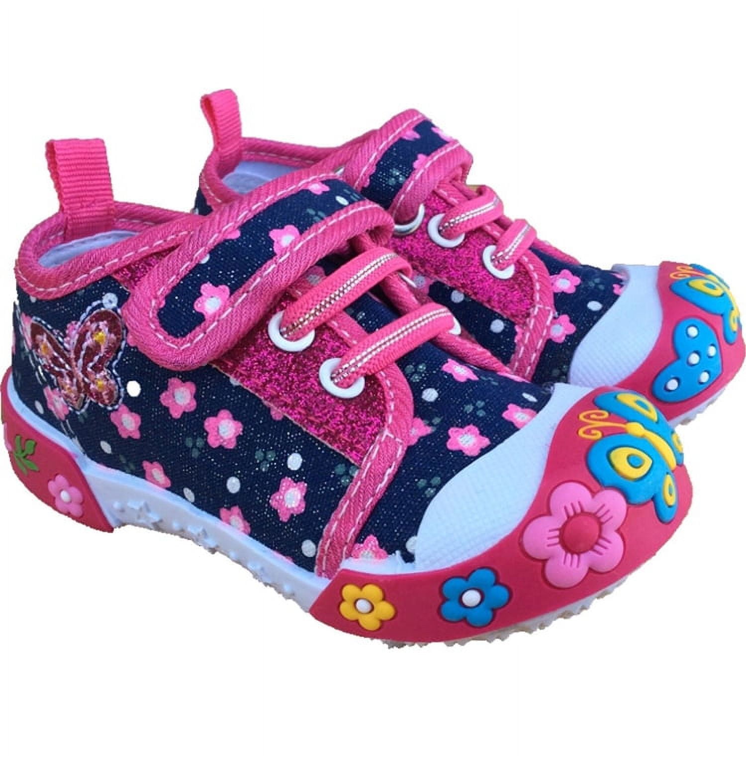 ENARI Baby Toddler Girl Shoes Size 4 Sneakers 18-24 Months - Walmart.com