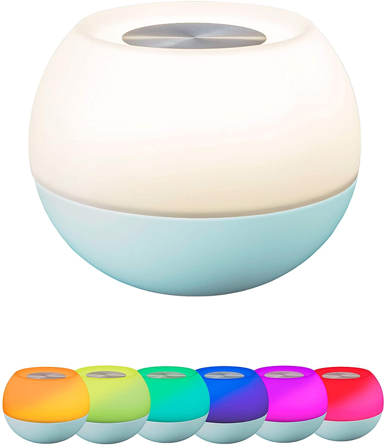 ENBRIGHTEN Color-Changing LED Lamp, Modern Night Light, Dimmable White ...