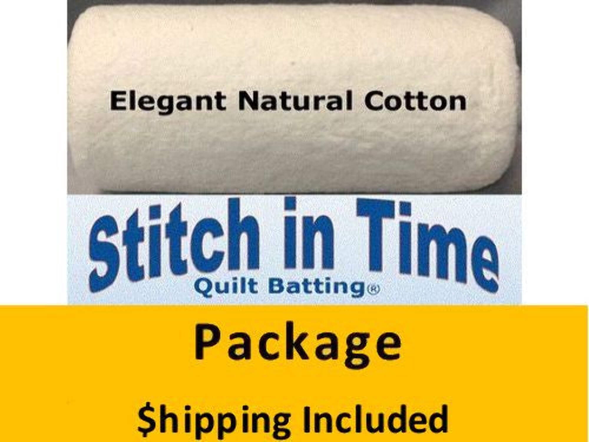 ENC96 Elegant Natural Cotton Batting (Package, Queen 96 in x 108 in ...