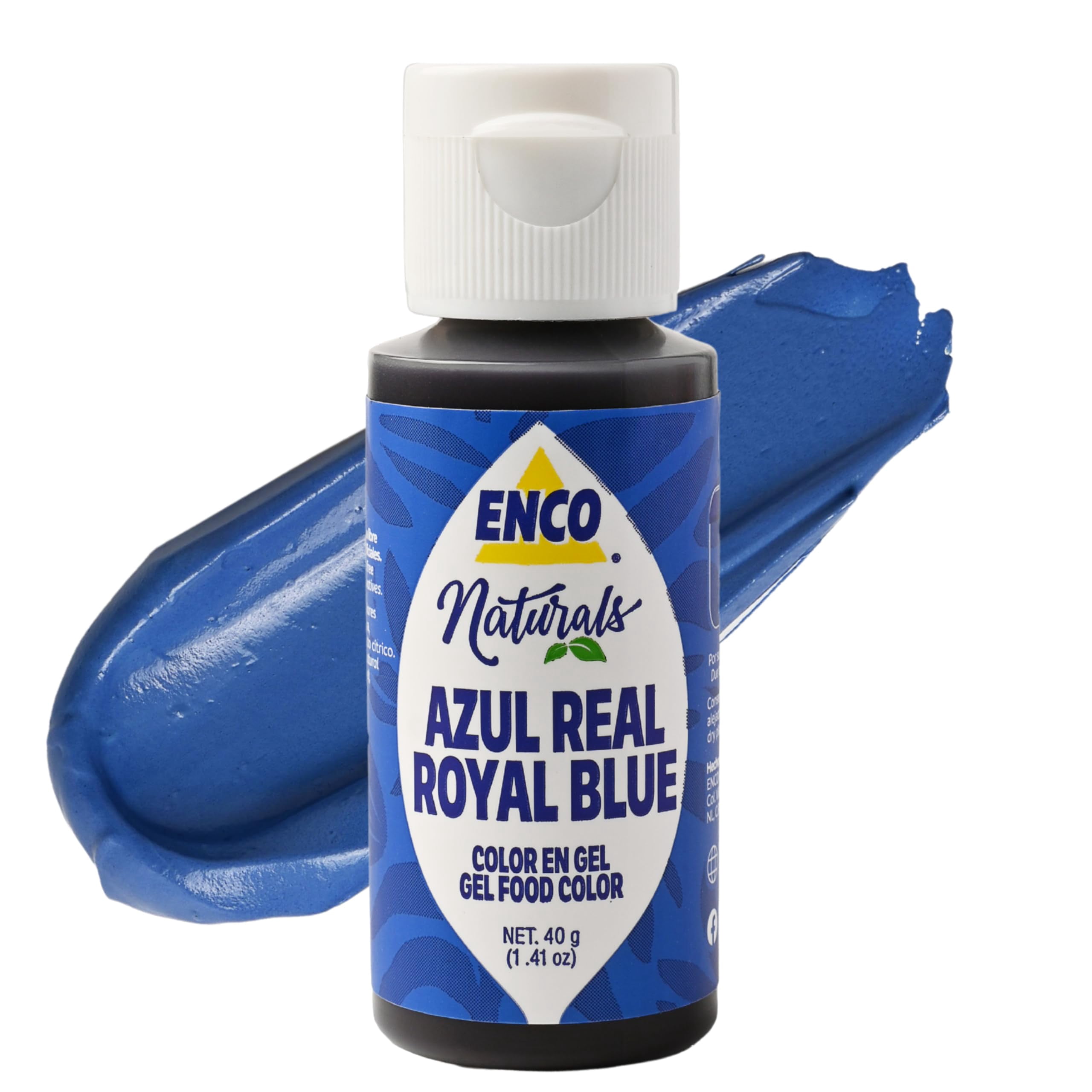 ENCO Natural Food Coloring GGA1 Gel Royal Blue 1.41 oz No artifitial ...