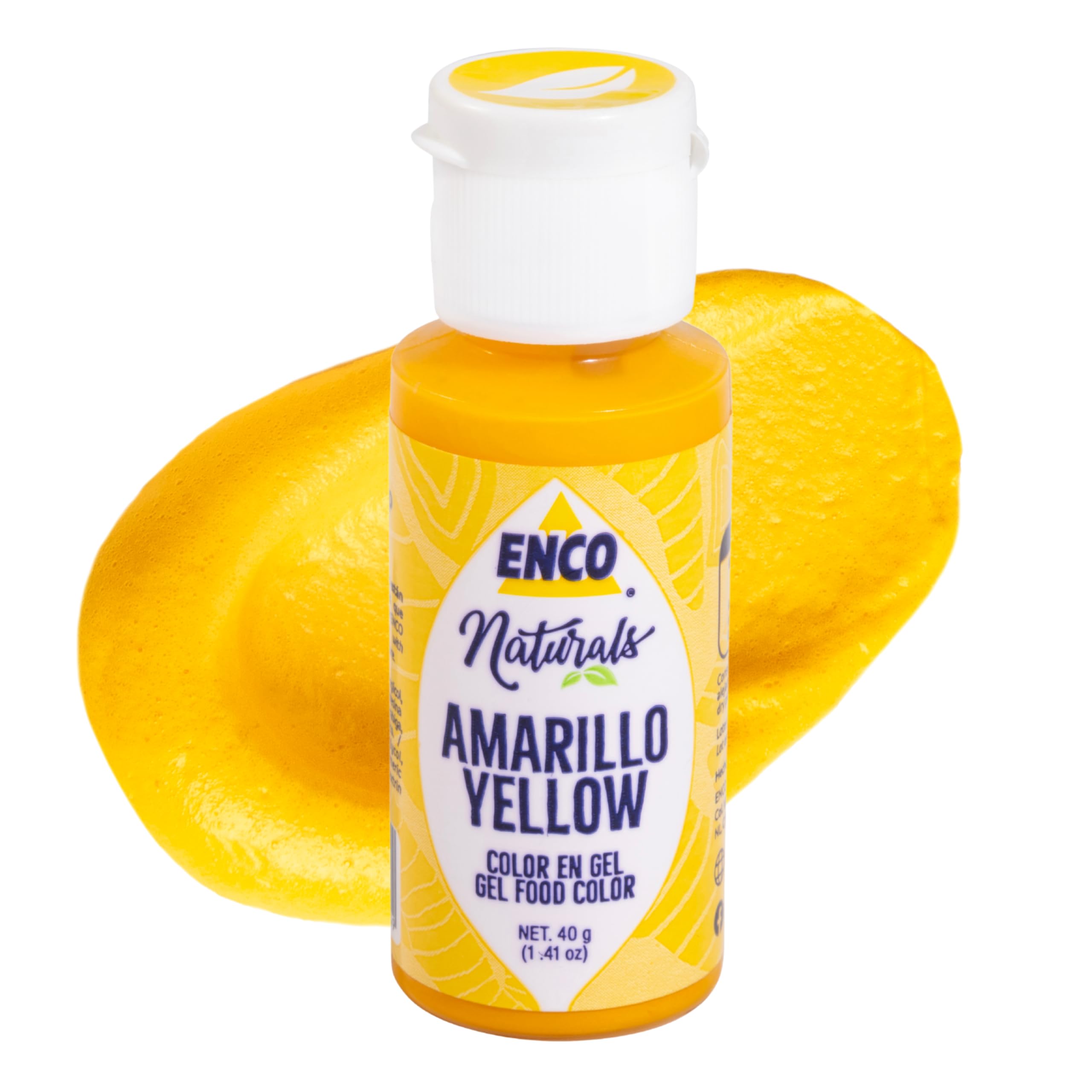 ENCO Naturals Food Coloring BDF32 Gel Yellow 1.41 oz (40g) Concentrated ...